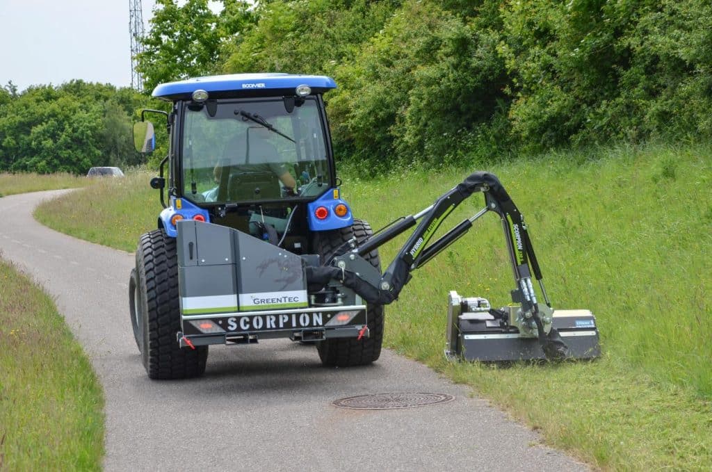 Greentec Scorpion 330-4 S Reach Mower – Front Mounted - DTE Equipment