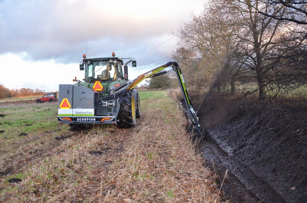 Greentec Rotary Ditch Cleaner GR 70 - DTE Equipment